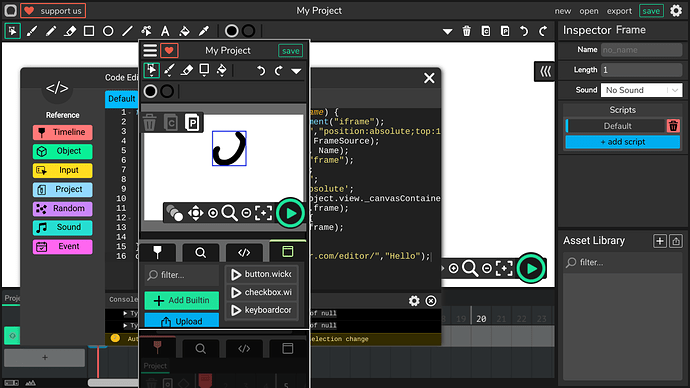 Embedding Content To The Editor Feature Suggestions The Wick Editor